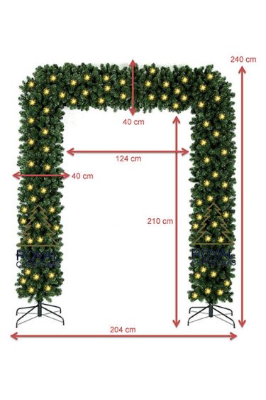 Jul Girlanger med och utan belysning och varm LED - Vacker ...